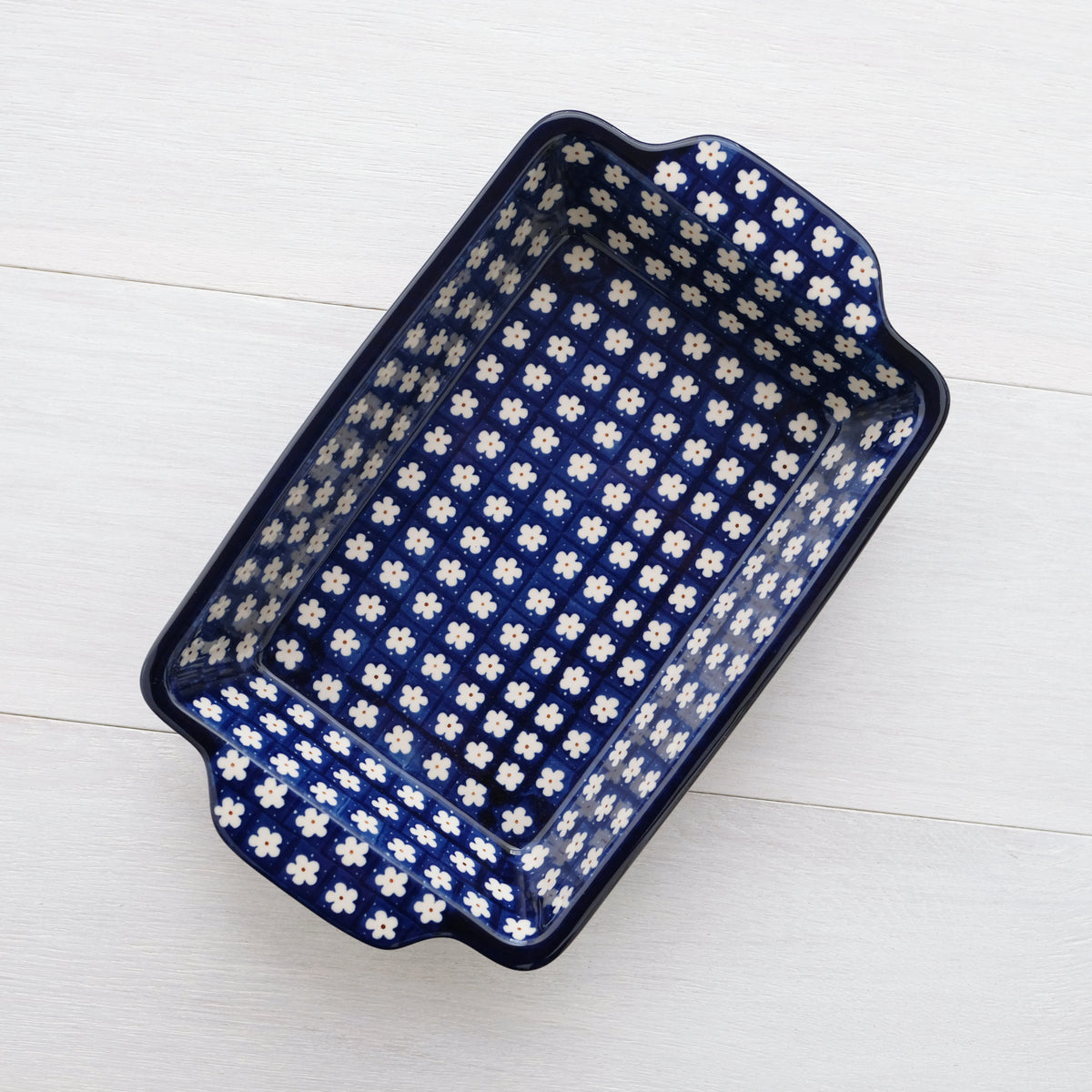 Boleslawiec Handmade Ceramic Rectangular Baker- Medium – Art Of Pottery